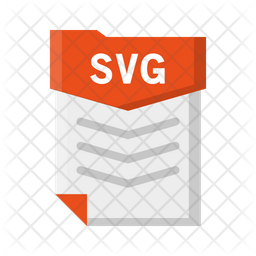 Svg file Icon - Download in Flat Style