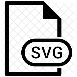 Svg file Icon - Download in Line Style