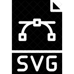 Svg File Icon - Download in Glyph Style