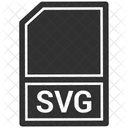 Svg File Icon - Download in Glyph Style