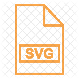 Svg File Icon - Download in Line Style