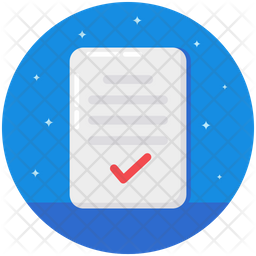 Task Complete Icon - Download in Rounded Style