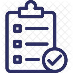 Task Complete Icon - Download in Line Style