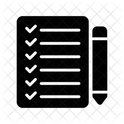 Task Complete Icon - Download in Glyph Style