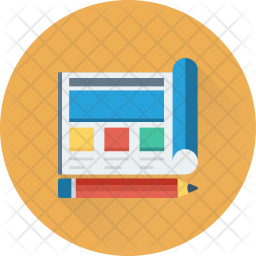 Template Icon - Download in Flat Style