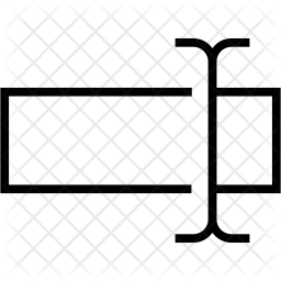 Text field Icon - Download in Line Style