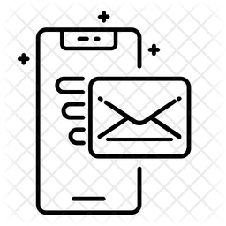 Text Message Icon - Download in Line Style