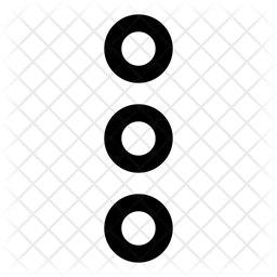 Three dots Icon - Download in Line Style