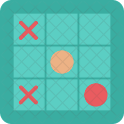 Tic Tac Toe Icon - Download in Flat Style