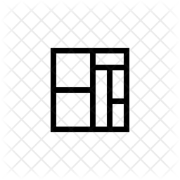 Treemap Chart Icon - Download in Line Style