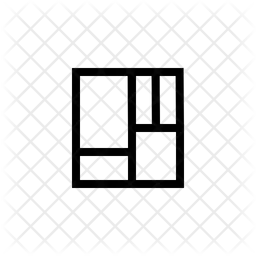 Treemap Chart Icon - Download in Line Style