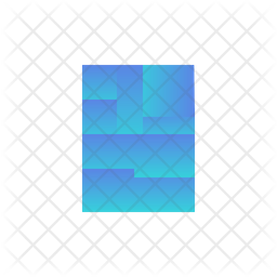 Treemap Chart Icon - Download in Gradient Style