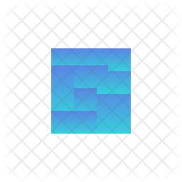 Treemap Chart Icon - Download in Gradient Style