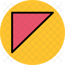 Triangle Shape Icon - Download in Rounded Style