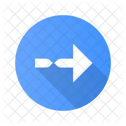 Twisted arrow Icon - Download in Flat Style