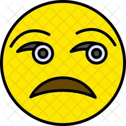 Unamused Face Emoji Icon - Download in Colored Outline Style