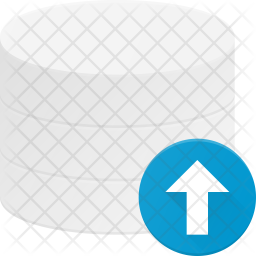 Upload database Icon - Download in Flat Style