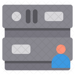 User Database Icon - Download in Flat Style