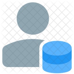User Database Icon - Download in Flat Style