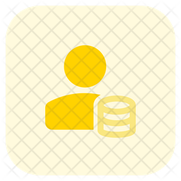 User Database Icon - Download in Flat Style