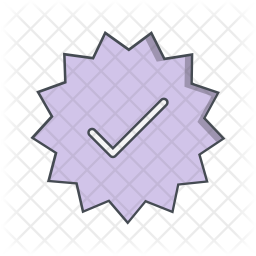 Valid Icon - Download in Colored Outline Style