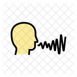 Voice Note Icon - Download in Colored Outline Style