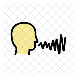 Voice Note Icon - Download in Colored Outline Style