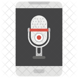 Voice Recording Icon - Download in Flat Style