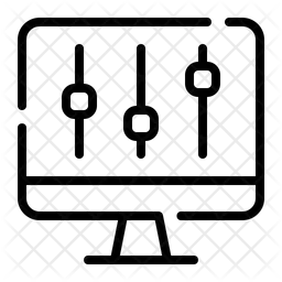 Volume Controller Icon - Download in Line Style