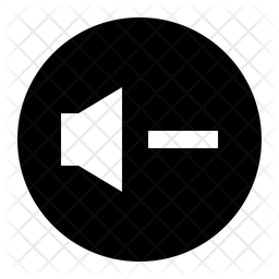 Volume Down Icon of Glyph style - Available in SVG, PNG, EPS, AI & Icon ...