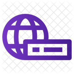 Web Connection Icon - Download in Gradient Style