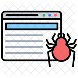 Web Crawling Icon - Download in Colored Outline Style