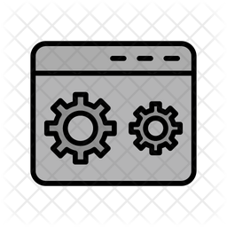 Web Development Icon - Download in Colored Outline Style