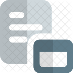 Web File Icon - Download in Flat Style