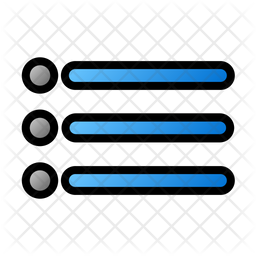 Web Menu Icon - Download in Gradient Style