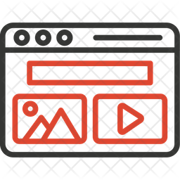 Web page layout Icon - Download in Dualtone Style