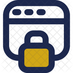 Web Security Icon - Download in Dualtone Style