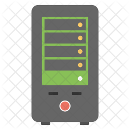 Web Server Icon - Download in Flat Style