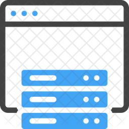Web Server Icon - Download in Dualtone Style