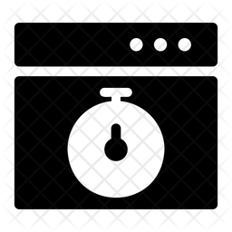 Web Timer Icon - Download in Glyph Style