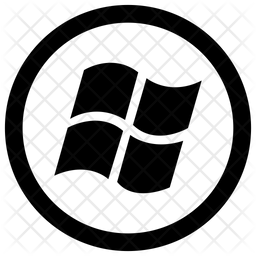 Windows Logo Icon - Download in Glyph Style