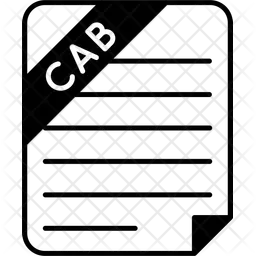 Windows Cabinet File Icon - Download in Glyph Style
