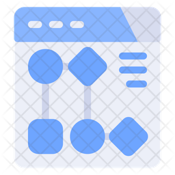 Workflow Icon - Download in Flat Style