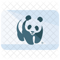 World wildlife fund Flag Icon - Download in Flat Style