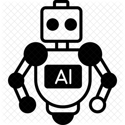 Ai Robot Icon - Download in Glyph Style