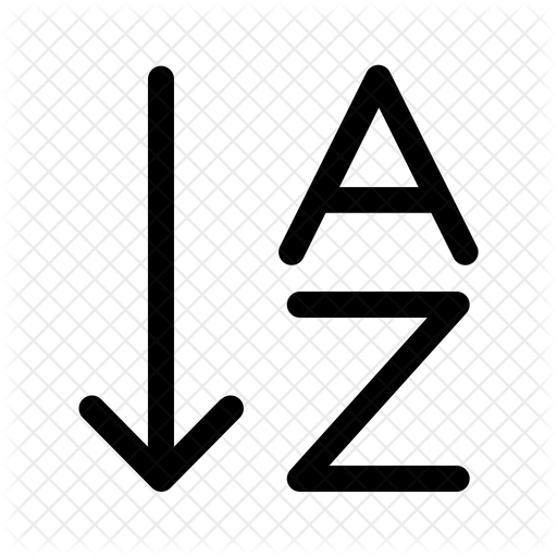 Ascending Order Icon Download In Line Style ascending-order-icon-download-in-line-style