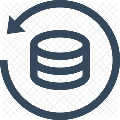 Backup Icon - Download in Line Style Backup Icon - Download in Line Style