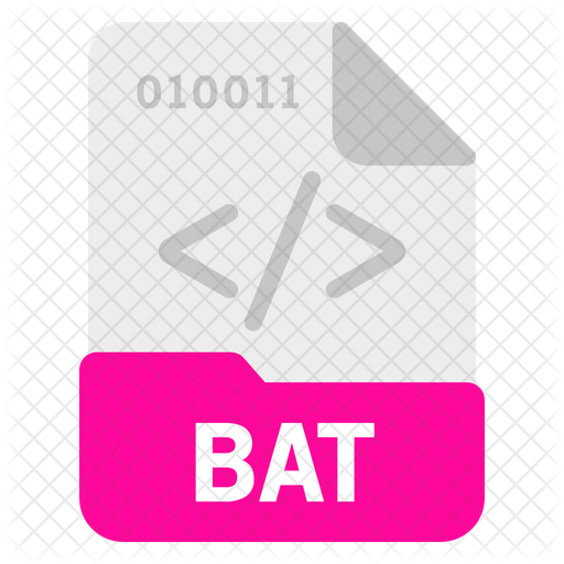 Bat file Icon - Download in Flat Style