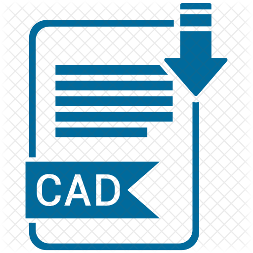 Cad file Icon - Download in Flat Style