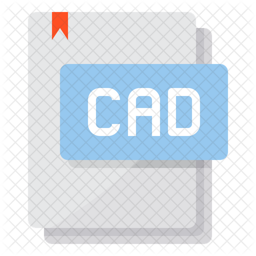Cad File Icon - Download in Flat Style